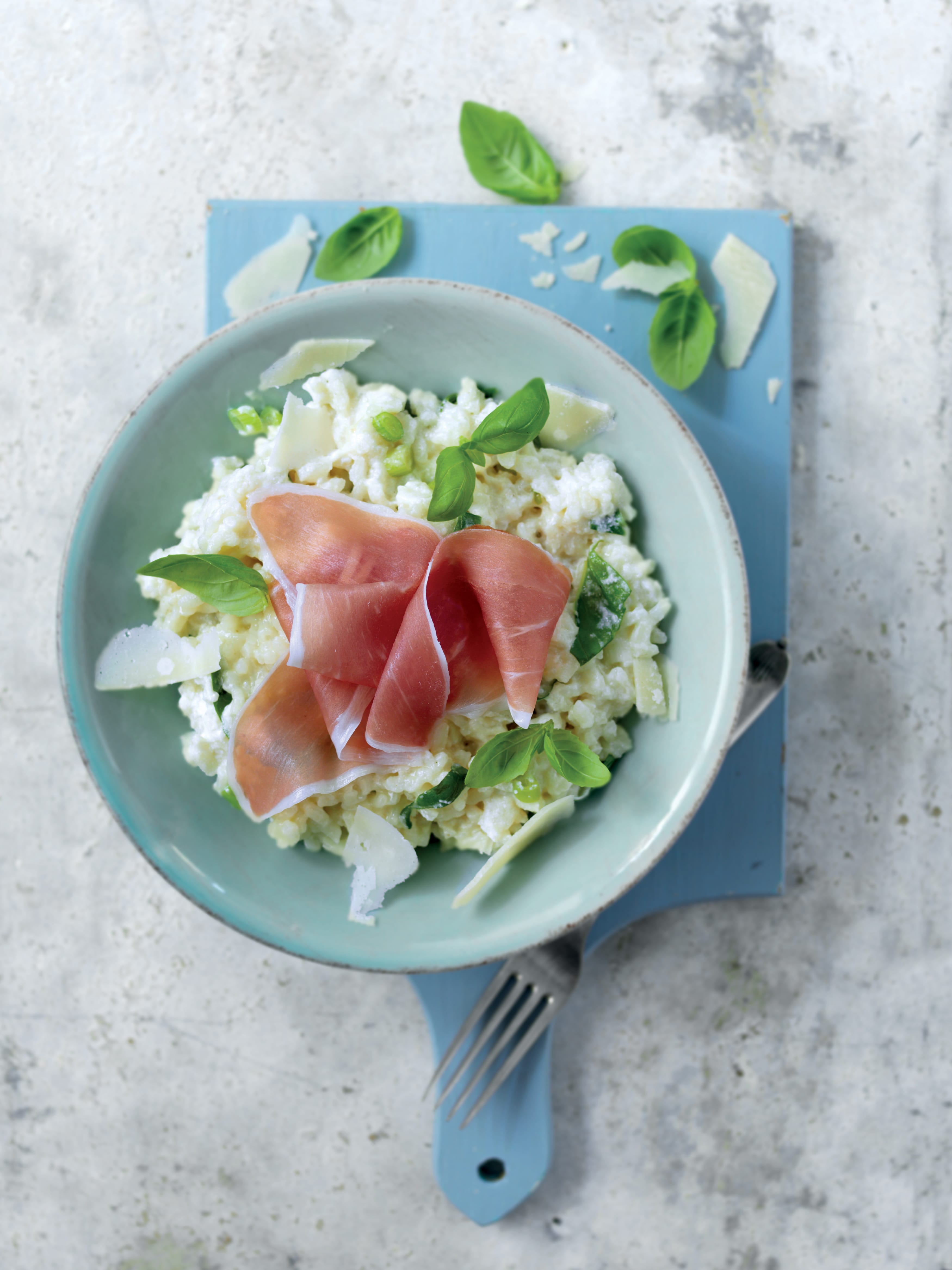 Risotto al Prosciutto di Parma, ricotta e basilico | Consorzio del ...